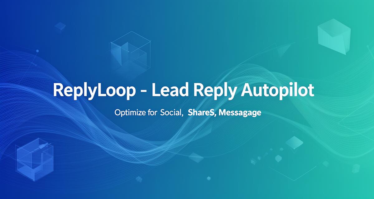 ReplyLoop – Email Reply Optimisation Platform